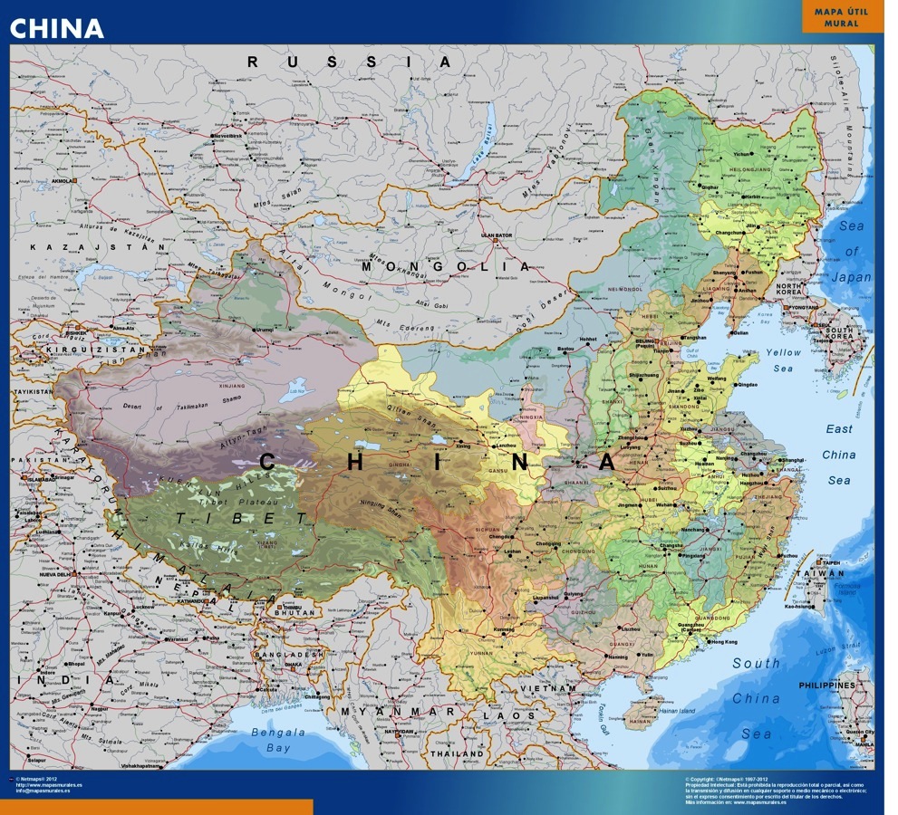 Big Map Of China