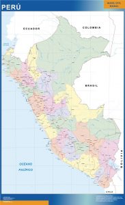 Peru map | Australia wall maps. Shopping online